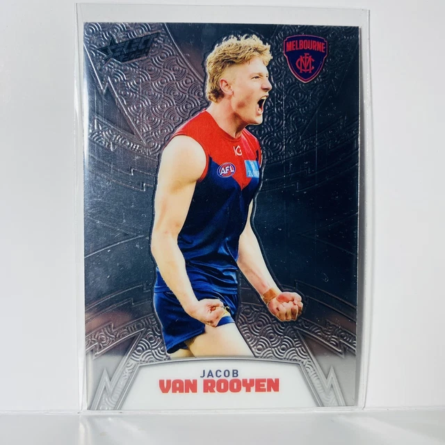 2024 AFL FOOTY Stars Luminous Thunderbolt Refractor Jacob Van Rooyen ...