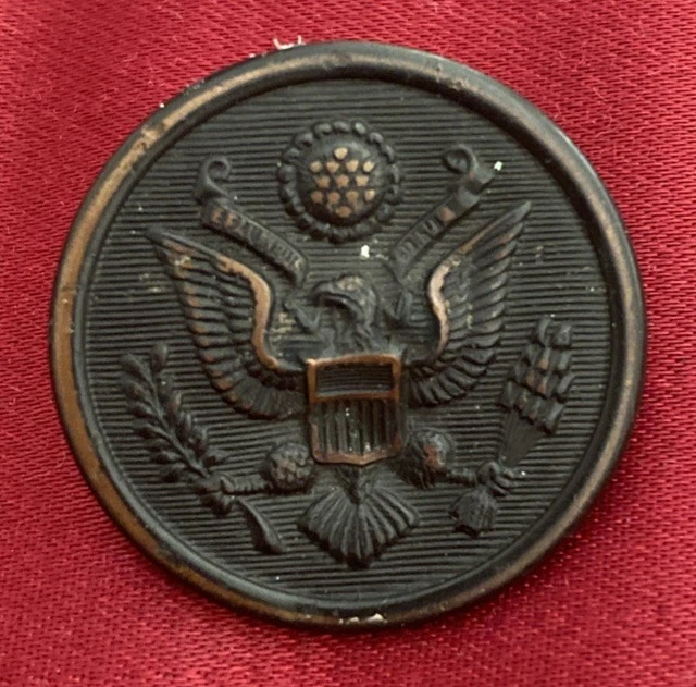WWII US ARMY Uniform Coat Button E Pluribus Unum Goodall Mfg Boston ...