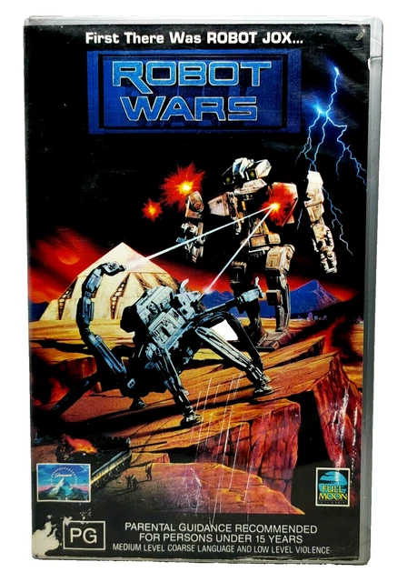 ROBOT WARS VHS PAL Very Rare EX-RENTAL Big Box 1993 TESTED CIC ...