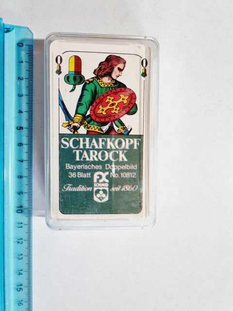 CARDS FOR GAME Schafkopf Tarock Schmid Tarot Original Playing Card New ...