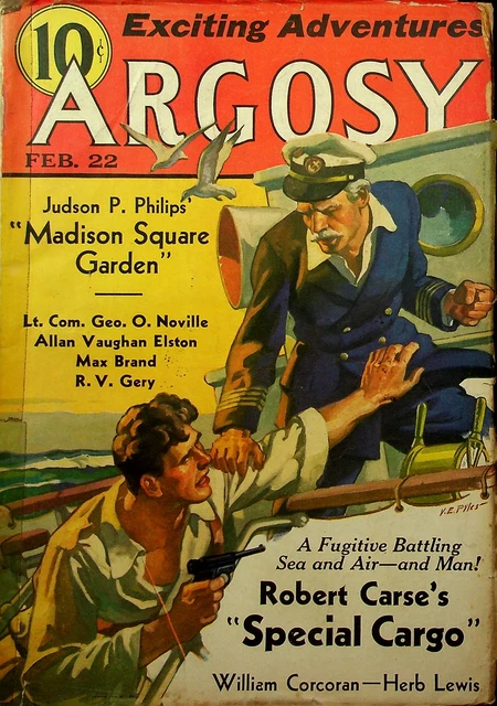 ARGOSY PART 4: Argosy Weekly Feb 22 1936 Vol. 262 #3 FR Low Grade £2.35 ...