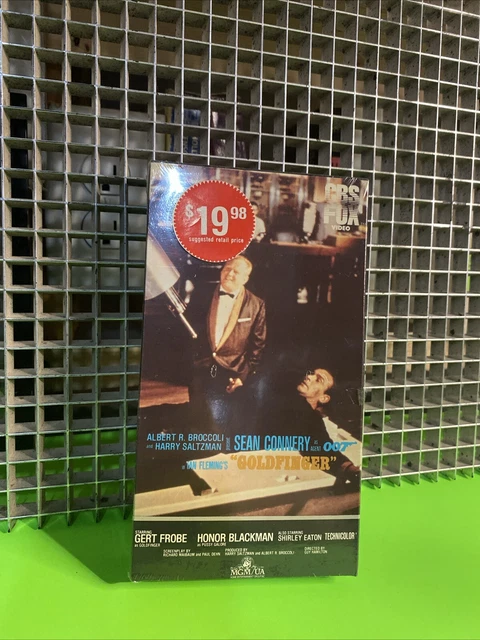 GOLDFINGER- VHS FROM CBS FOX Video, James Bond, 1984 NEW SEALED £32.33 - PicClick UK