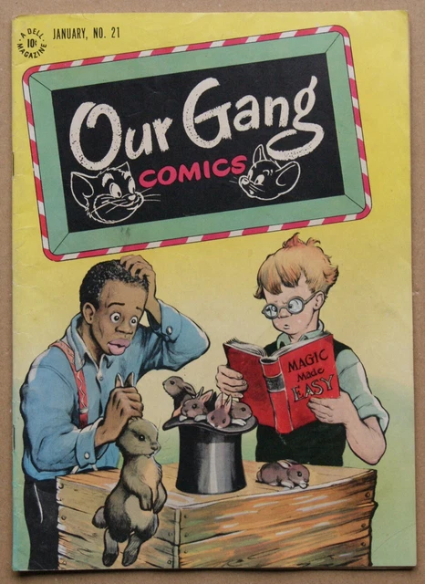 OUR GANG COMICS #21 1946 TOM and JERRY BARNEY BEAR Barks -very good ...