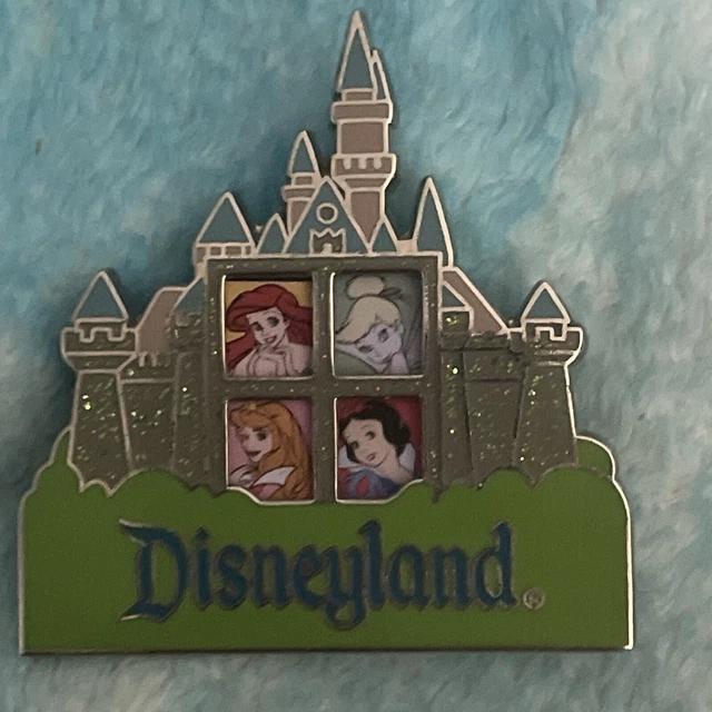 DISNEY PIN PRINCESS Castle Tinkerbell Ariel Snow White Aurora Belle ...