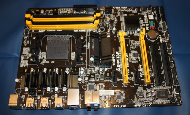 ATX MAINBOARD AM3+ Biostar TA970 Ver 5.3 für AMD FX/ Phenom II/ Athlon ...