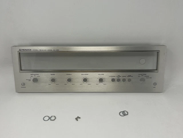 OEM PIONEER SX-450 Stereo Receiver Original Dial/Face Plate Front Panel ...