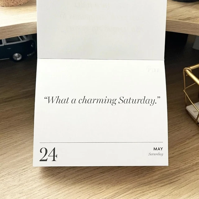 FUNNY DESK CALENDA 2025 Desktop Calendar Daily 2025 Page-A-Day Lyric ...