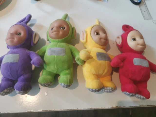 TELETUBBIES 9& TALKING Soft Toy Plush Bundle Tinky Winky Dipsy Lala Po ...