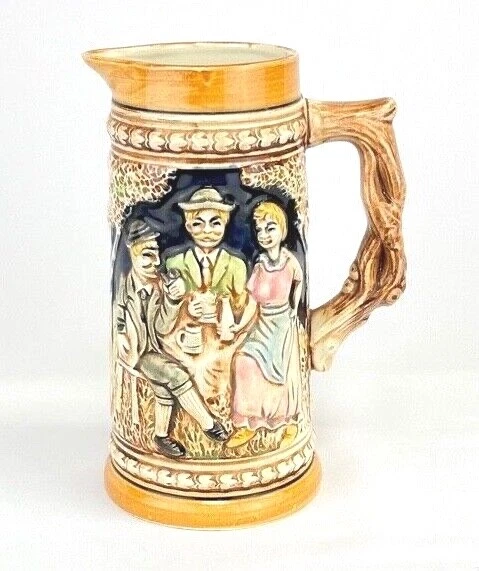 VINTAGE GERMAN STYLE Beer Pitcher Made in Japan $19.95 - PicClick