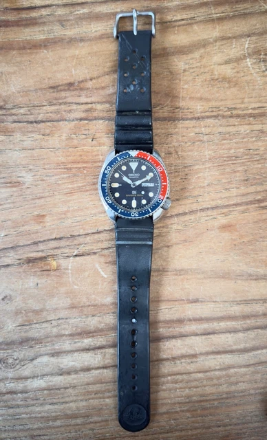 VINTAGE SEIKO 7548-700B Quartz Diver’s Watch Pepsi Bezel 1978 Original ...