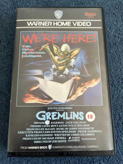 GREMLINS VHS TAPE Big Box Warner Home Video 1985 £35.00 - PicClick UK