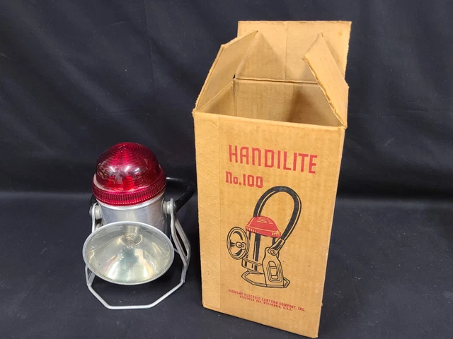 ECOLITE HANDILITE LANTERN Door County Model 100 With Box Battery Light ...