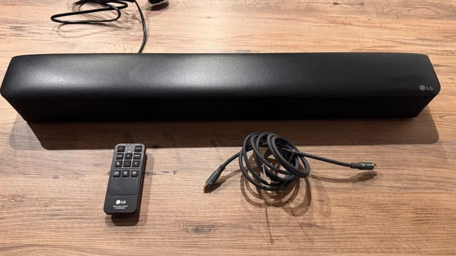 LG SK1 2.0 Channel Compact Soundbar with remote and Optical Cable £69. ...