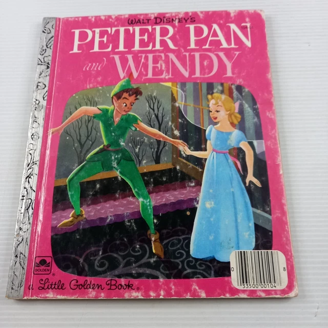 A LITTLE GOLDEN Book. Walt Disney. Peter Pan And Wendy.104-51 Hc $9.99 ...