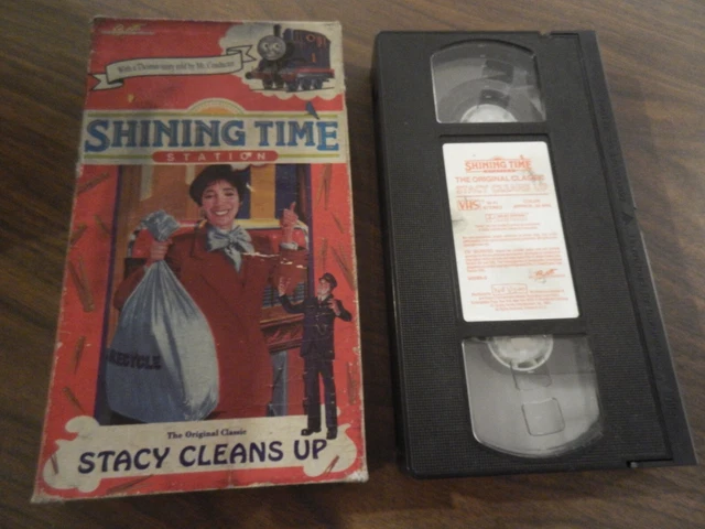 RARE VHS STACY Cleans Up Shining Time Station Thomas Kids Tv *Box ...