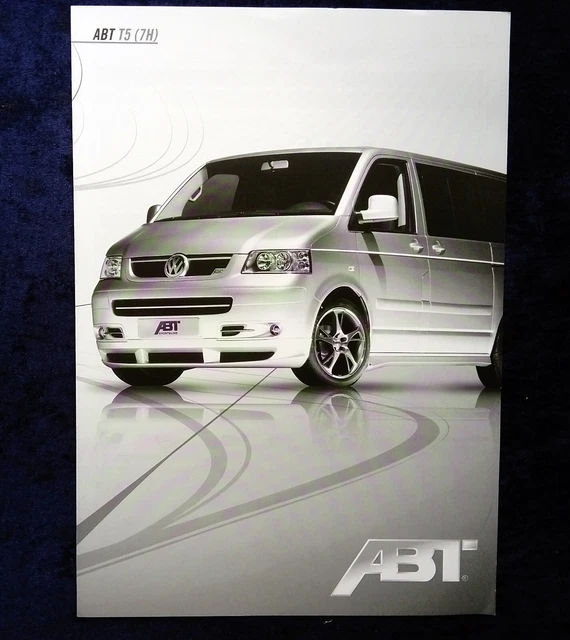VW BUS T5 ABT Sportsline brochure, 1.2009 £6.30 - PicClick UK