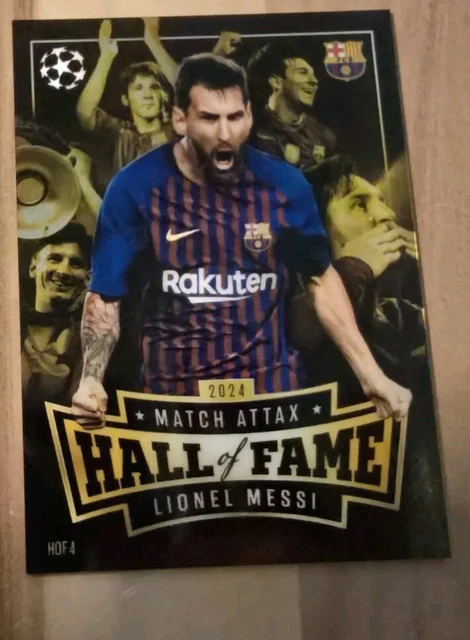 HALL OF FAME Lionel Messi Match Attax 2024/2025 Barcelona 24/25 # HOF4 ...