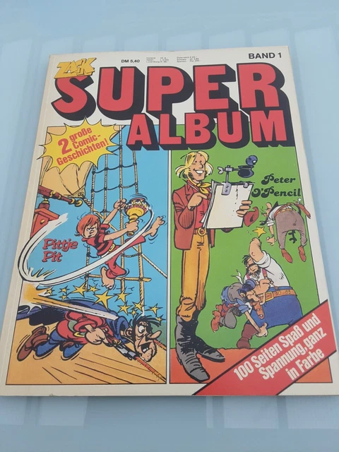 ZACK COMIC Super Album Nr. 1 von 1981 mit Pittje Pit EUR 2,90 - PicClick DE