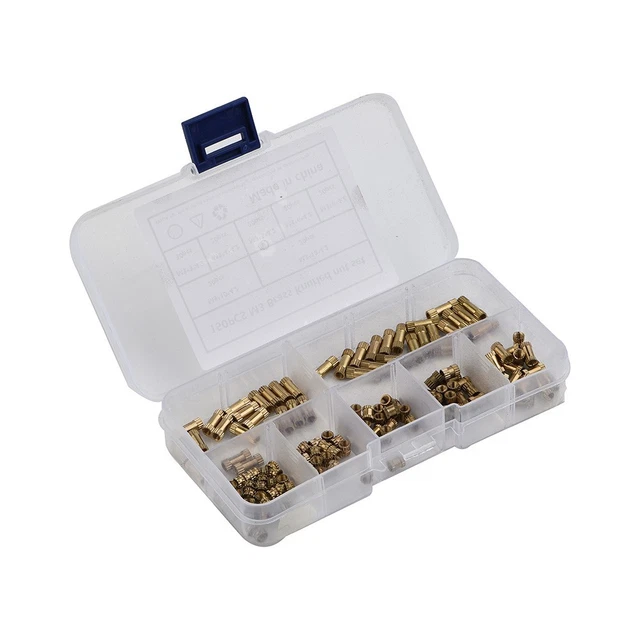 NUT BRASS EQUIPMENT For 3D Printing Heat Insert Kit Metal 3mm-12mm ...