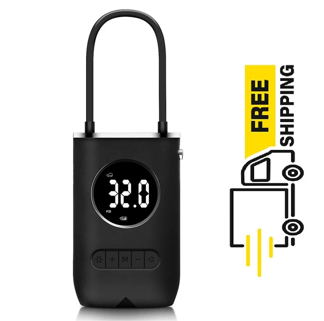 PORTABLE TYRE INFLATOR Cordless Tyre Air Compressor Rechargeable 150PSI ... PORTABLE TYRE INFLATOR Cordless Tyre Air Compressor Rechargeable 150PSI ...