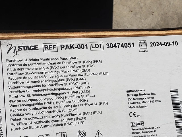 NUEVO SISTEMA DE FILTRACIÓN DE AGUA DE DIÁLISIS DOMÉSTICA nxSTAGE PAK ...