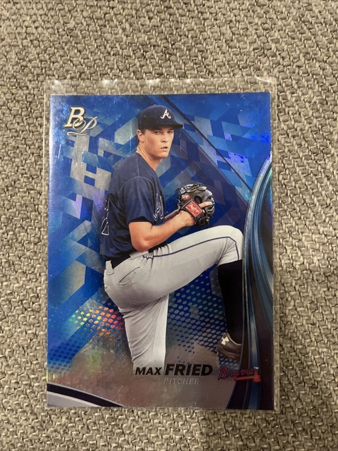 2017 BOWMAN PLATINUM Blue Top Prospect TP-MF Max Fried Atlanta Braves ...