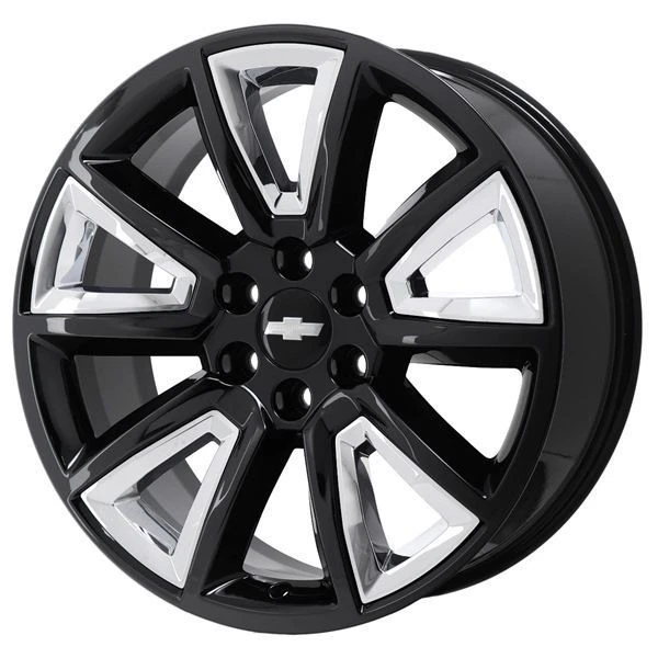 22& CHEVROLET SILVERADO 1500 Wheel Rim Factory OEM 5696 2014-2018 Gloss ...