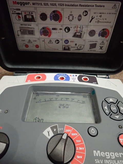 MEGGER MIT515 5KV Insulation Resistance Tester Used Once £2,300.00 ...