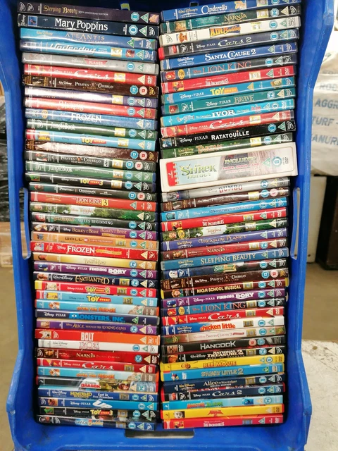 CHILDRENS KIDS FAMILY DVDs Disney Pixar Nickelodeon Dreamworks Lot ...