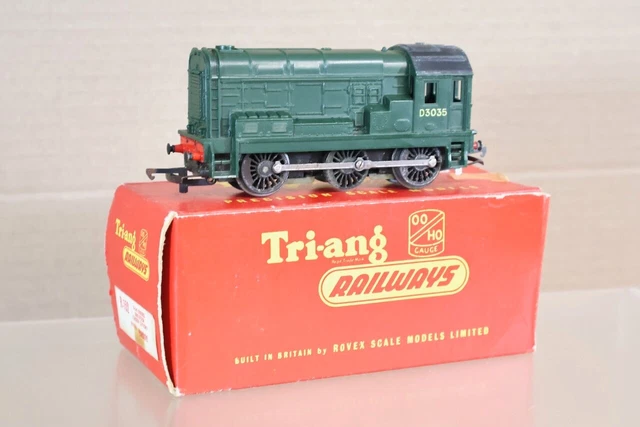 TRIANG HORNBY R152 Br 0-6-0 Diesel Decauville Locomotive D3035 De 1962 ...