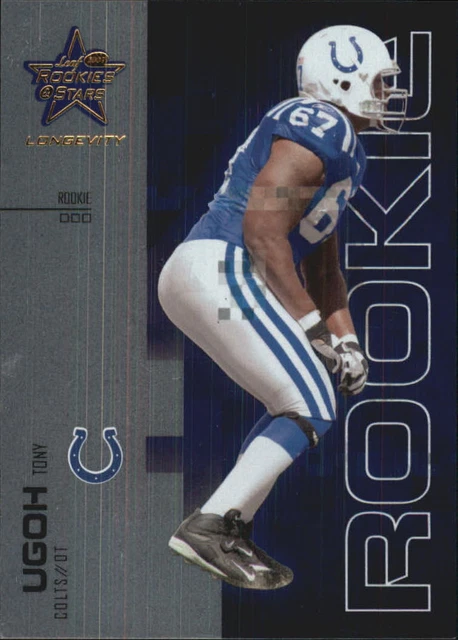 CARTE DE FOOTBALL de longévité 2007 Rookies & Stars #192 Tony Ugoh EUR ...