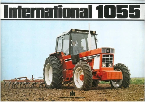A3 CASE MCCORMICK International Harvester Tractor Brochure Poster 1055 ...