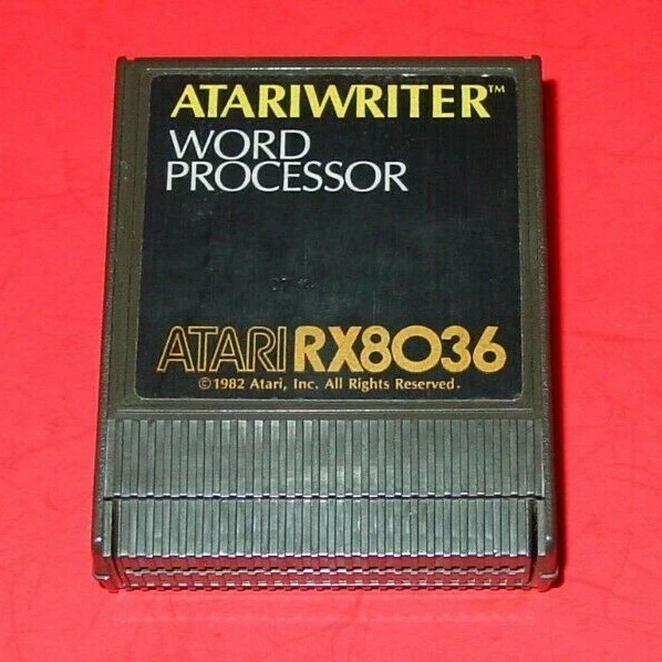 ATARIWRITER WORD PROCESSOR Cartridge For Atari 400/800/800Xl/1200Xl/Xe ...