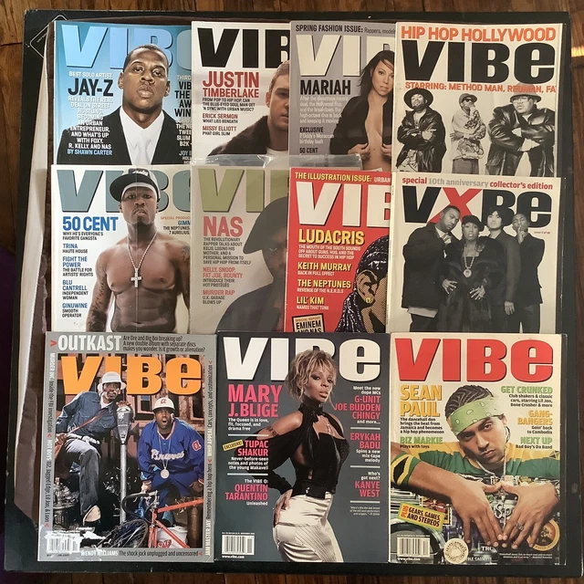 VIBE MAGAZINE (11) 2003 JAY-Z/JUSTIN/MARIAH/50 CENT/NAS/LUDACRIS ...