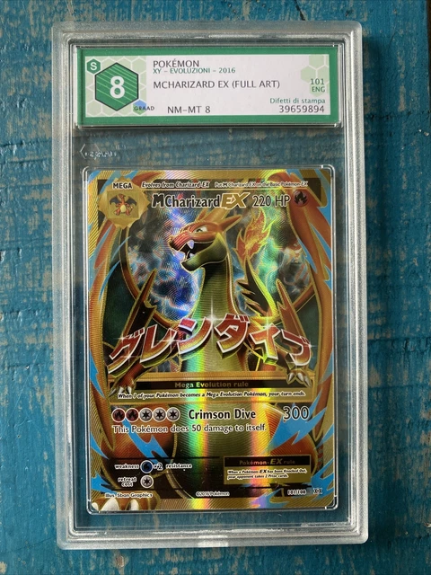 POKEMON M CHARIZARD Ex 101/108 XY Evolutions - Graad 8 Near Mint / Mint EUR 100,00 - PicClick DE