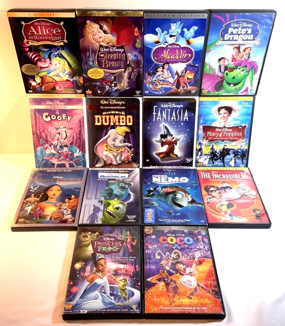 15 DISNEY & PIXAR MOVIES (DVD Lot) Animation Family Adventure Comedy ...