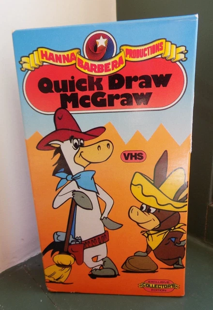 QUICK DRAW MCGRAW VHS tape Hanna Barbera Collector's Edition 1986 £9.10 ...
