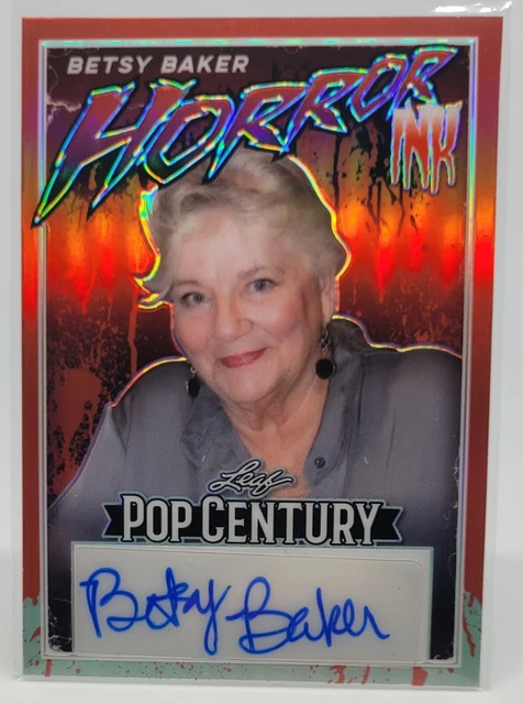 BETSY BAKER 2024 Feuille Pop Siècle Horreur Encre Rouge Prisimatique ...