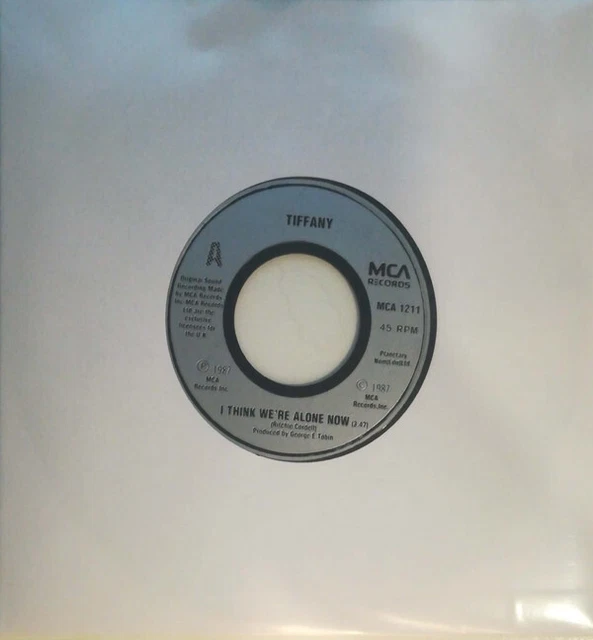 Tiffany I Think Were Alone Now Disque Vinyle Doccasion 7 H1450a