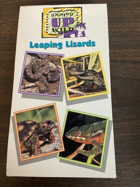 GROWING UP WILD "Leaping Lizards" VHS Tape 1992 £4.19 - PicClick UK