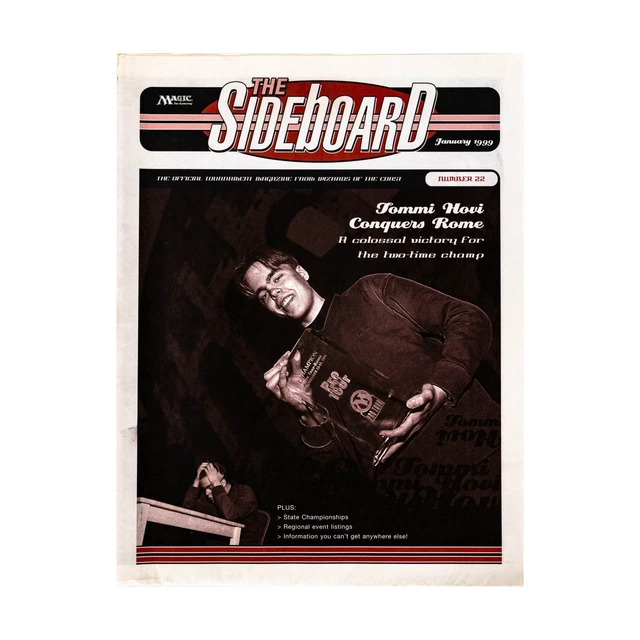 WOTC SIDEBOARD #22 "Tommi Hovi Conquiert Rome, Pro Tour Rome, État Cha ...