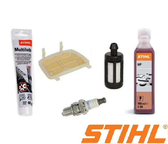 GENUINE STIHL MS171 MS181 MS211 Chainsaw Service kit (filter plug oil ...