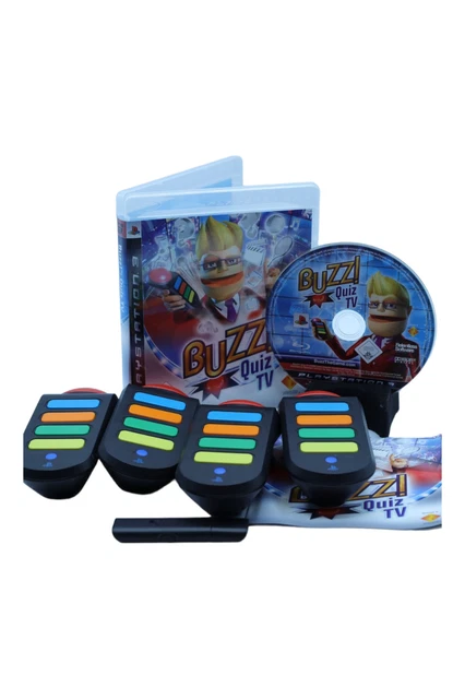 SONY PLAYSTATION 3 Buzz! Quiz Tv-Special Edition Inkl 4x Wireless-Buzz ...