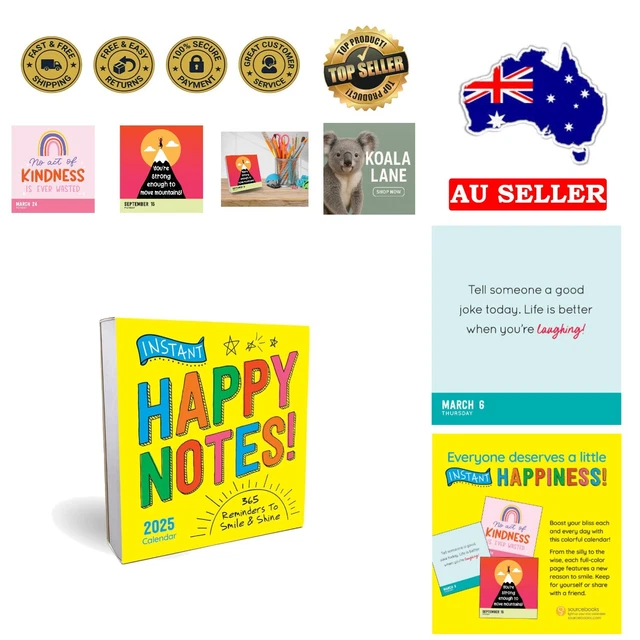 ELEGANT 2025 BOXED Calendar: Daily Affirmations for Inspiration and ...