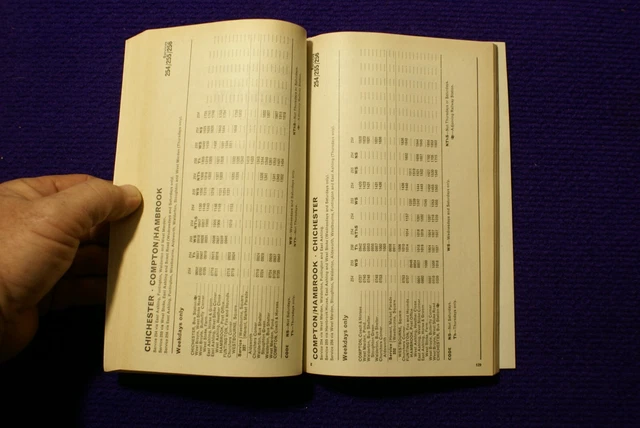 SOUTHDOWN BUS COACH Transport Timetable Route Map West Sussex Edition ...