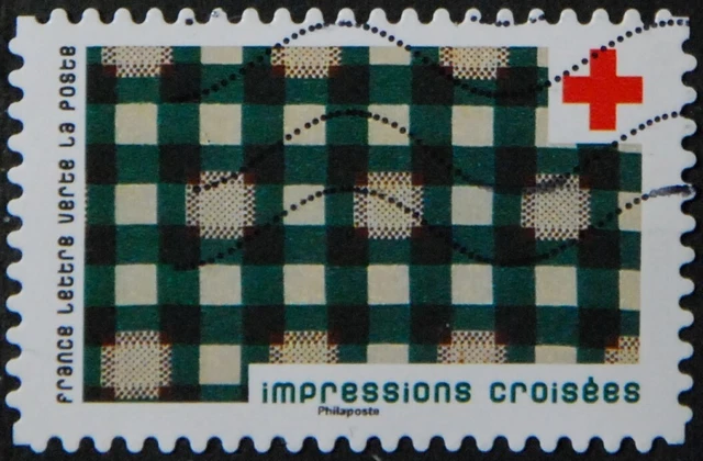 FRANCE 2022 - CROIX ROUGE - N° AA 2132 Oblitéré - ni clair ni aminci ...