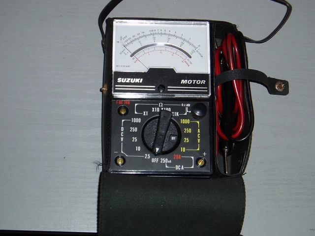 GENUINE SUZUKI MOTORCYCLE Pocket Tester, Multimeter, # 09900-25002 £50. ...