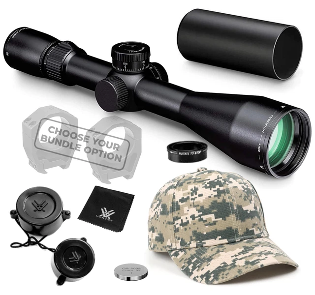 VORTEX OPTICS RAZOR HD LHT 3-15x50 G4i BDC Riflescope with Hat and ...