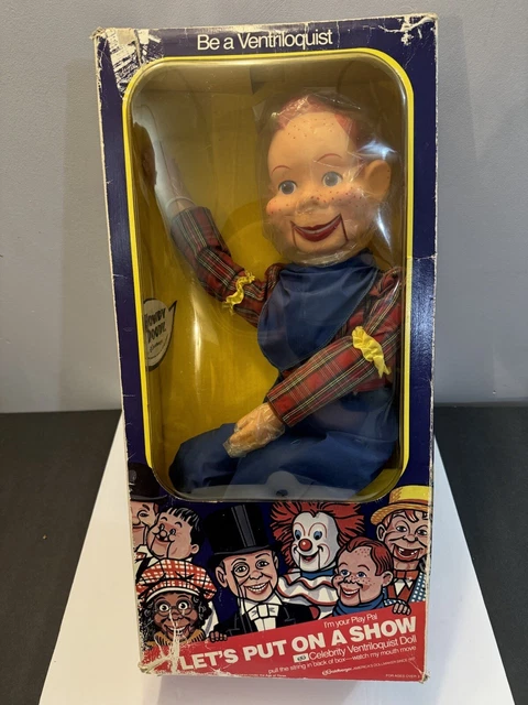 VINTAGE 1972 HOWDY Doody Ventriloquist Dummy 30" Doll, Open Box ...