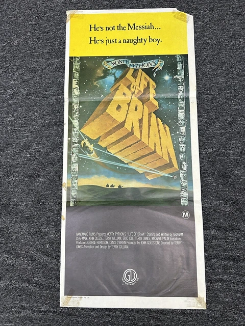 MONTY PYTHONS LIFE Of Brian 80s Vintage Movie Poster 1980s Cinema ...